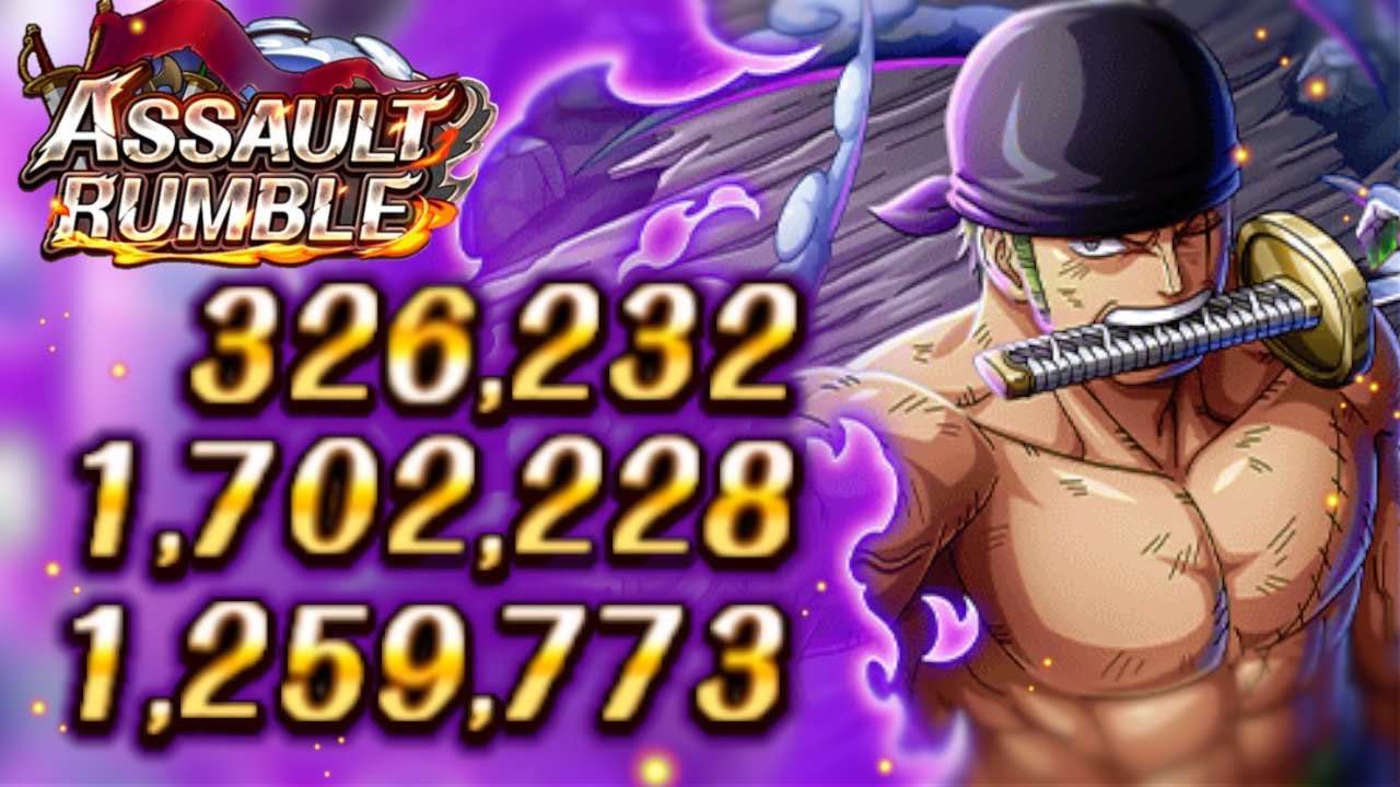 [OPTC] ASSAULT RUMBLE MY HIGHEST DAMAGE TEAMS - ONE PIECE TREASURE ...