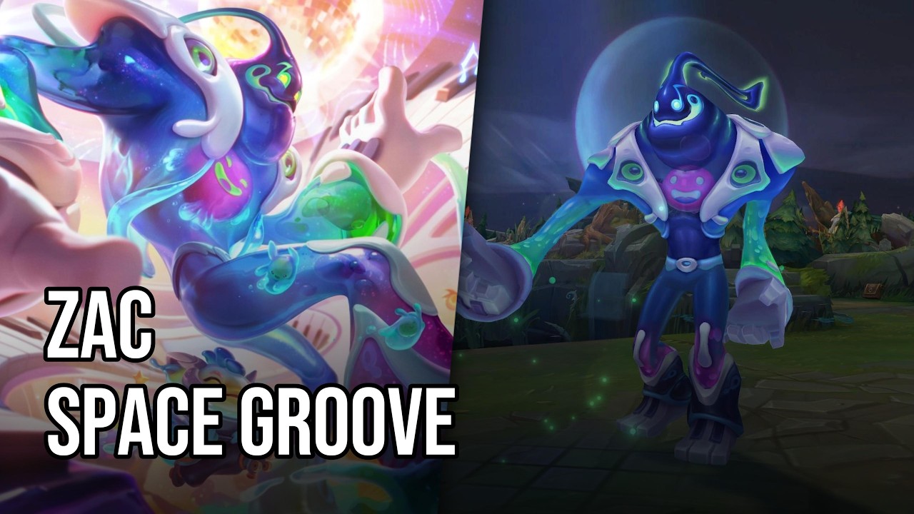 Space Groove Zac Skin | League of Legends - YouTube