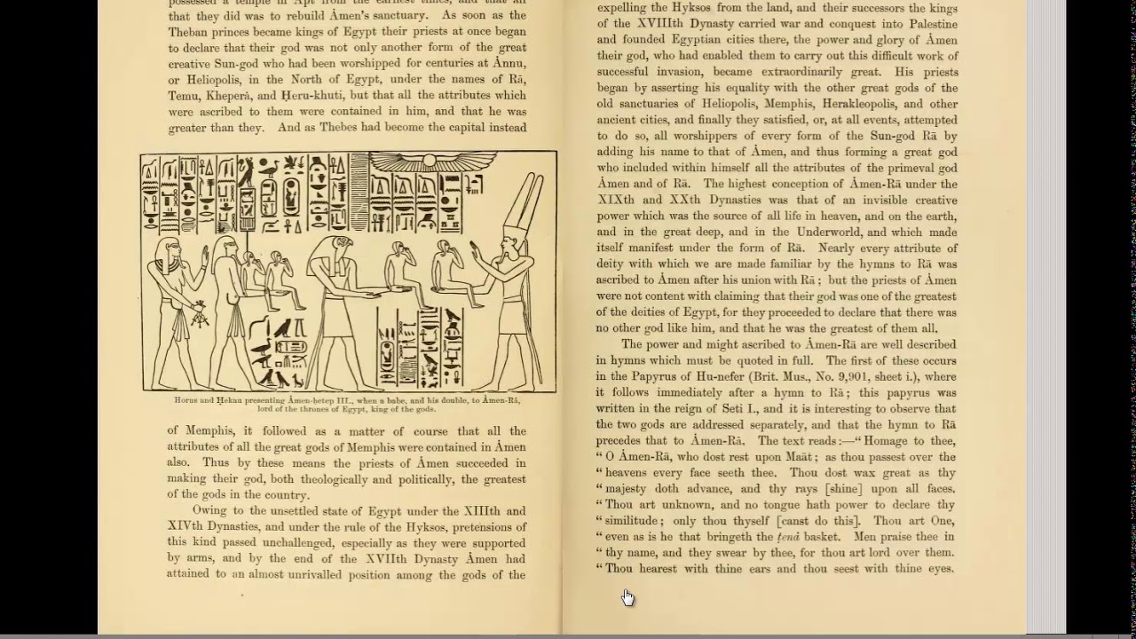 Amen-Ra Hymn Text Decoded--Eternal Optimism! - YouTube