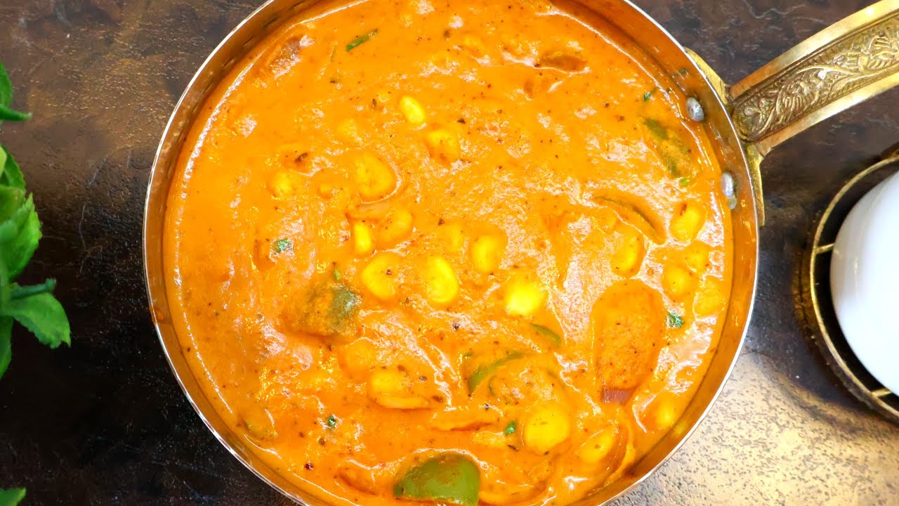 Masala Corn Sabzi Recipe - corn butter Masala Recipe - Sweet Corn Sabzi ...