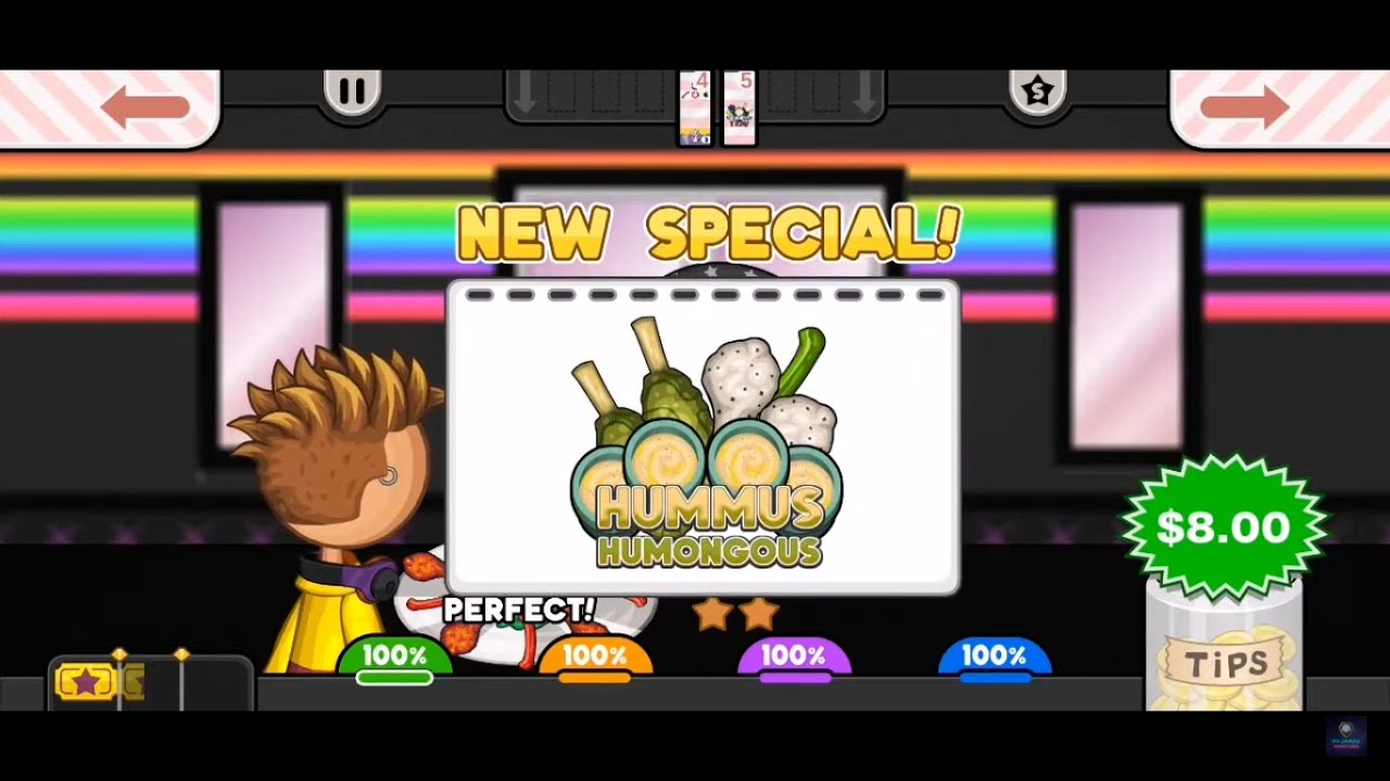 Papa's Wingeria To Go Day 78: Mary, Cheezy Whip and Hummus Humongous ...