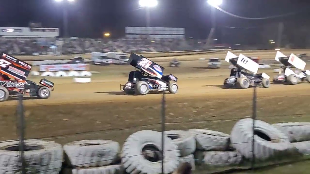 Kevin Hinkle #21k heat race ASCS I 30 Speedway Little Rock Arkansas ...