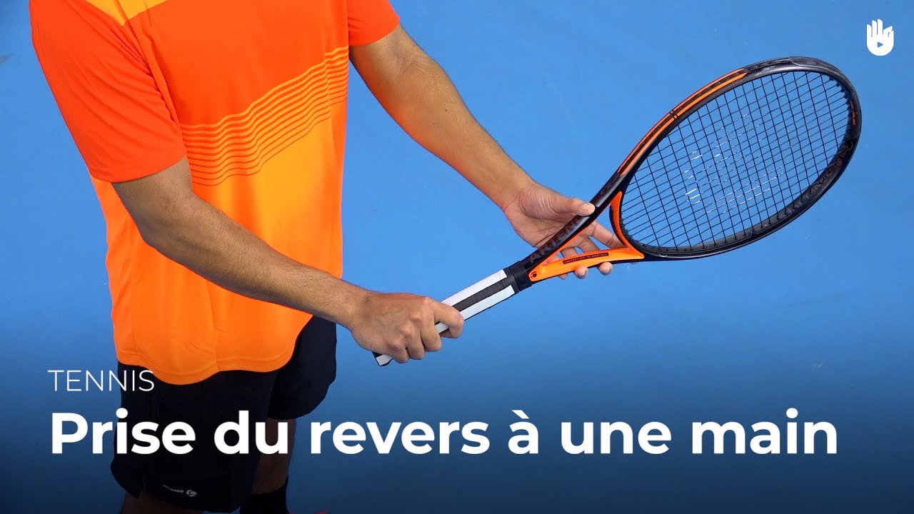 Prise du revers à une main | Tennis - YouTube