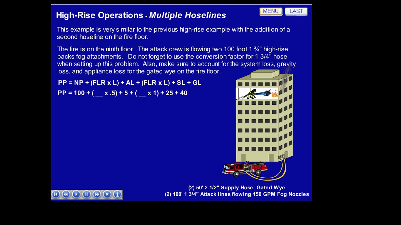High Rise Operations Multiple Hoseline - YouTube