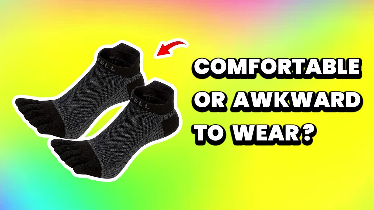 Comfortable or Awkward to Wear? | VWELL Toe Socks Review - YouTube