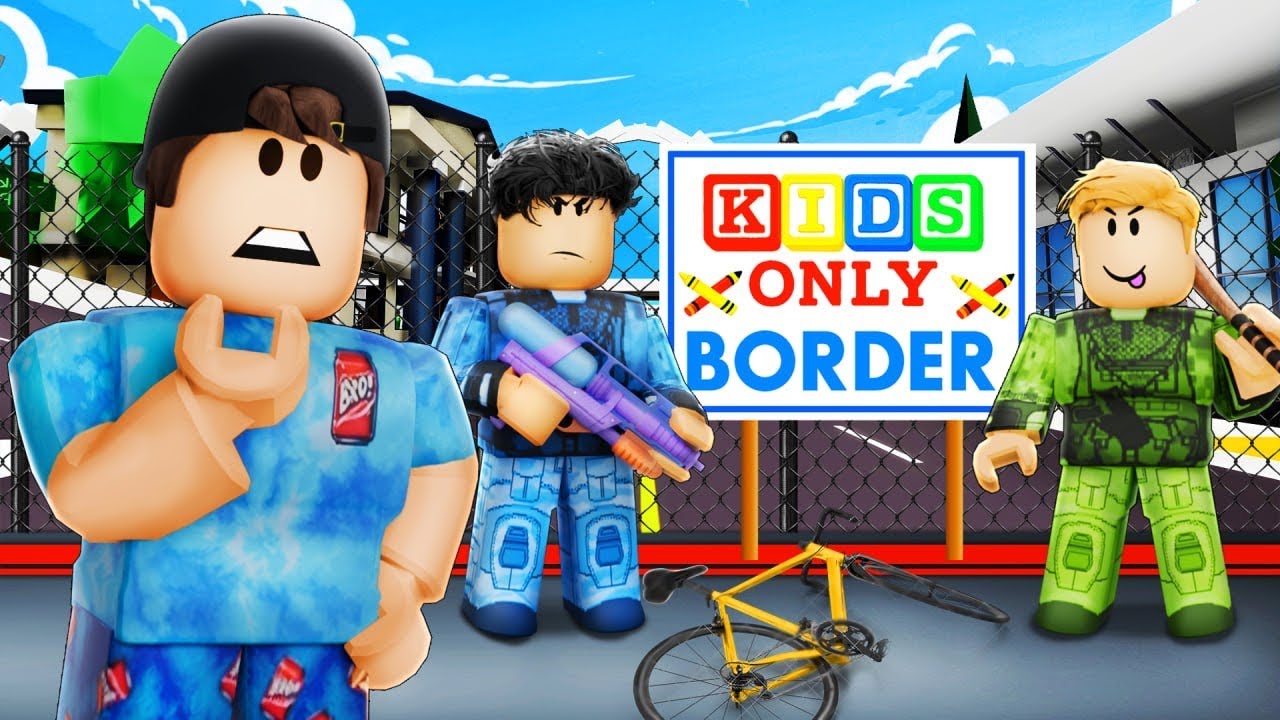 I Found KIDS ONLY BORDER in Brookhaven RP.. - YouTube