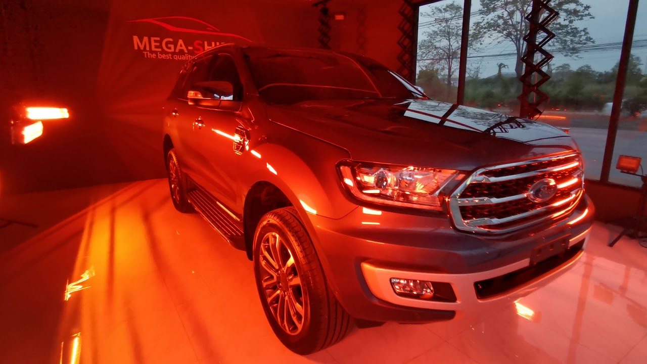 Review ขั้นตอน อบอินฟาเรด เคลือบแก้ว FORD EVEREST BLUE REFLEX METALLIC ...