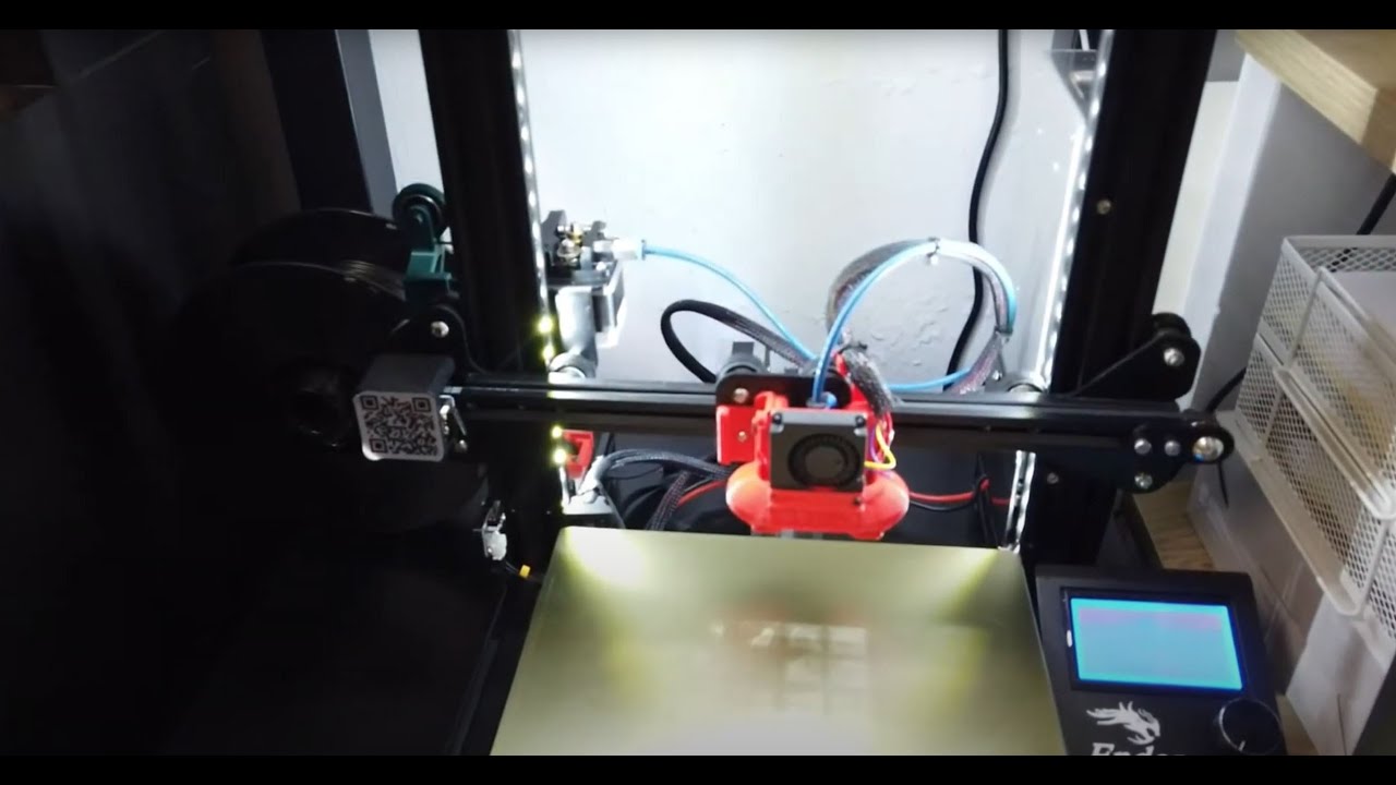 ENDER 3 PRO LED LIGHT INSTALLTION - YouTube