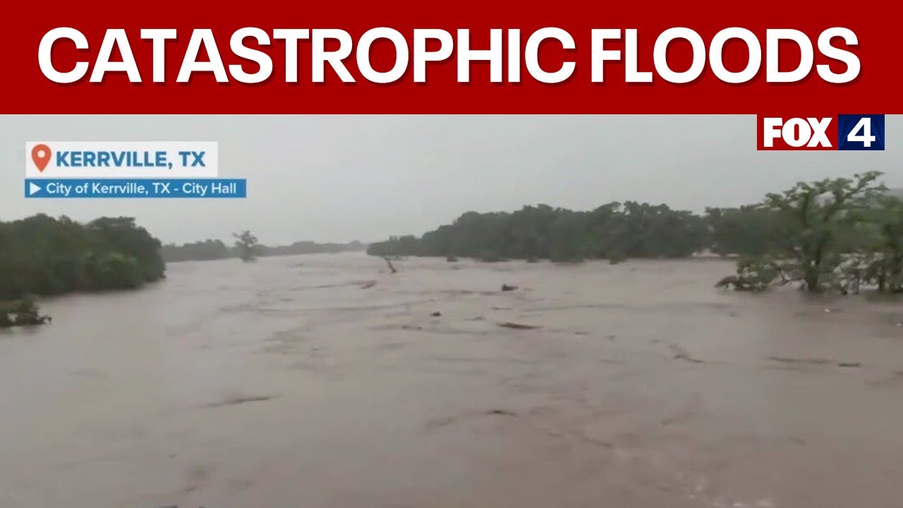 Catastrophic flooding along Guadalupe River leads to rescues - YouTube