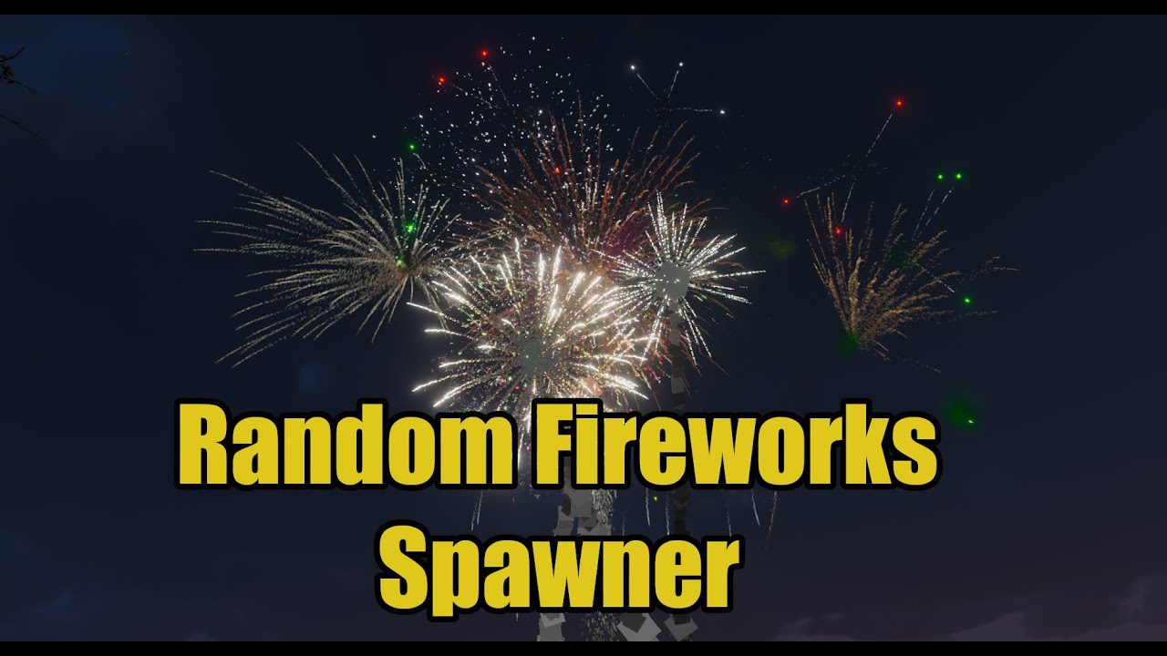 Random Fireworks Spawner! - Fireworks Mania - YouTube
