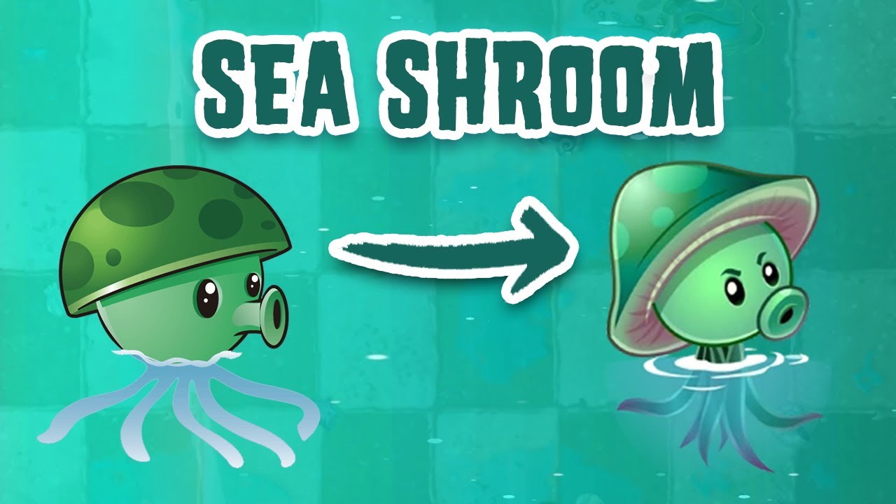 Sea Shroom is in PvZ2 now... - YouTube