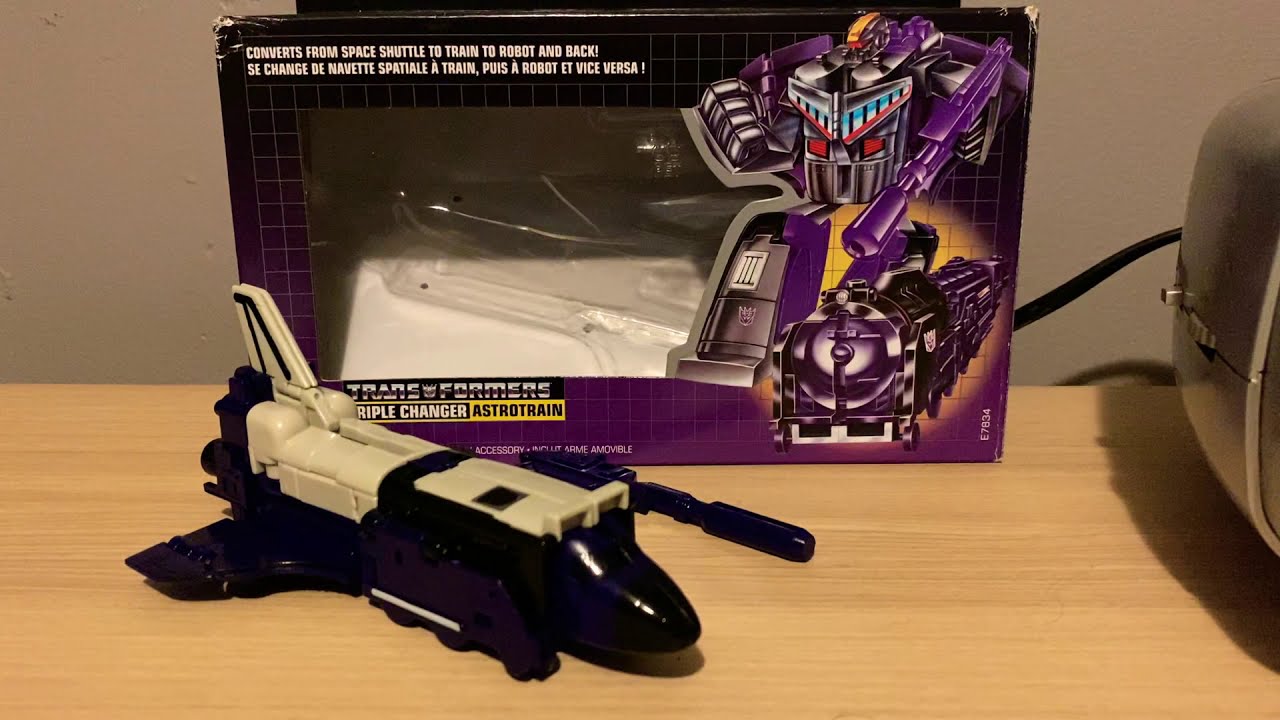 Transformers g1 reissue astrotrain - YouTube