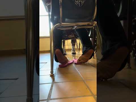 candid ebony feet in sandals (class edition) pt. 3