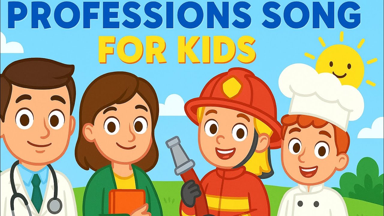 “Jobs Song for Kids 😃👩‍⚕️🧑‍🏫| Learn About Jobs with Fun Characters ...