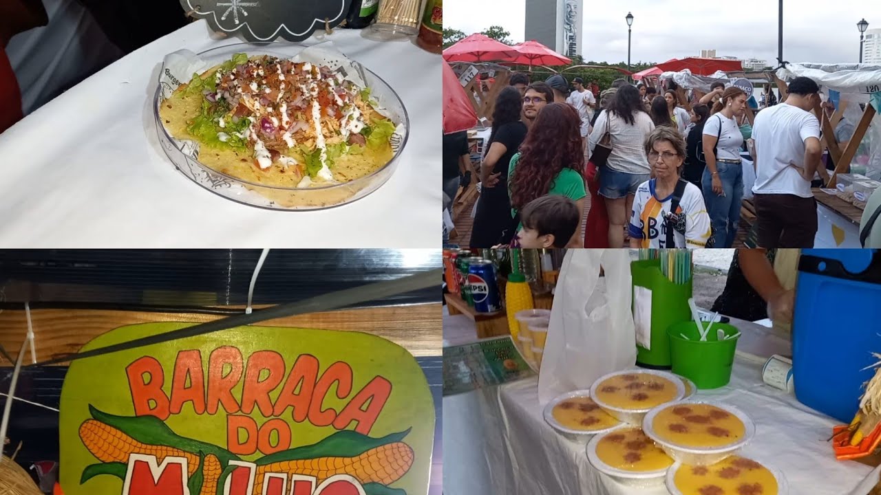 COMIDAS DE RUA E ARTESANATOS NA FEIRA DA AURORA RECIFE/PE BRASIL ...