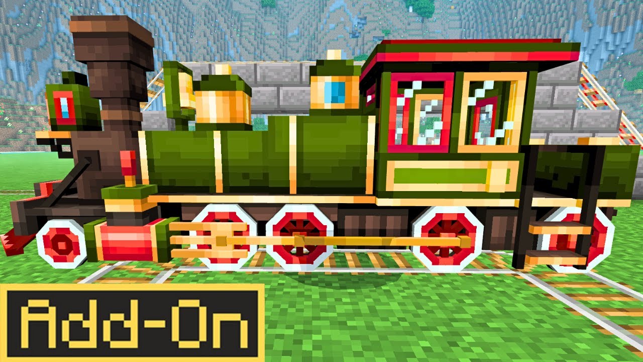 TRAINS 🚂 | Trains Add-On | Minecraft Marketplace Review - YouTube