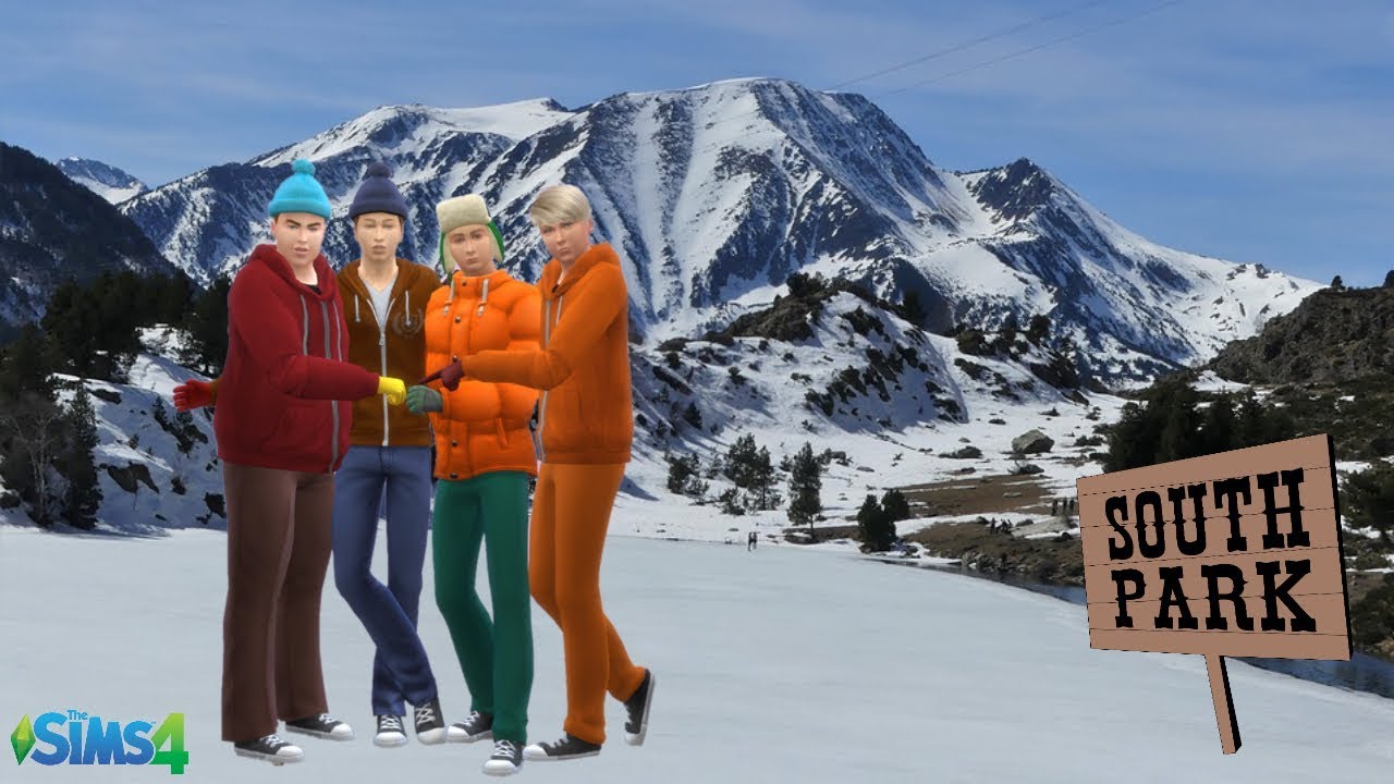 South Park // The Sims 4 // 90's Cartoon Series - YouTube