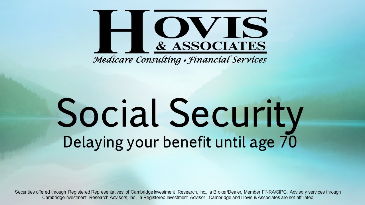 Social Security: Drawing at age 70 - YouTube