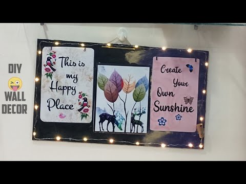 diy Studio wall Decoration Idea ।। How to decorate home Studio? - YouTube