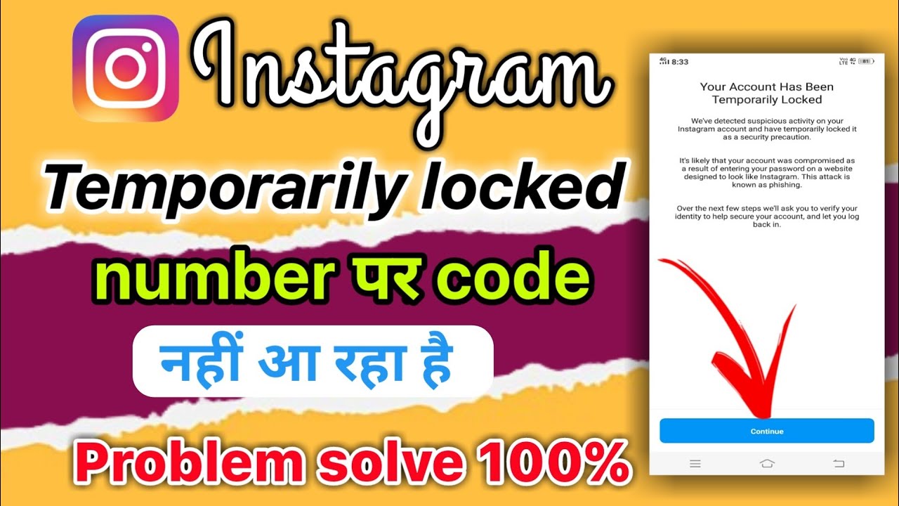 how to fix your account has been temporarily locked Instagram ...