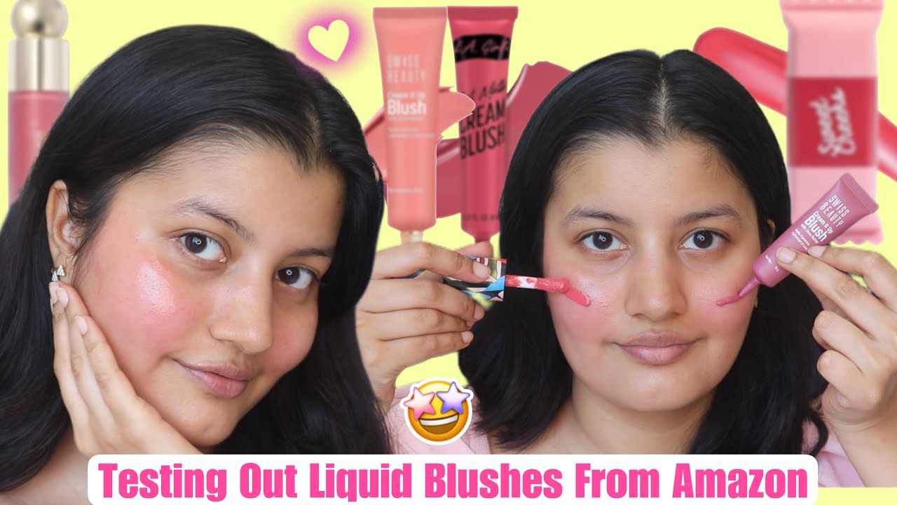 I Tried *Viral* Liquid & Cream Blushes | Application & Review - YouTube