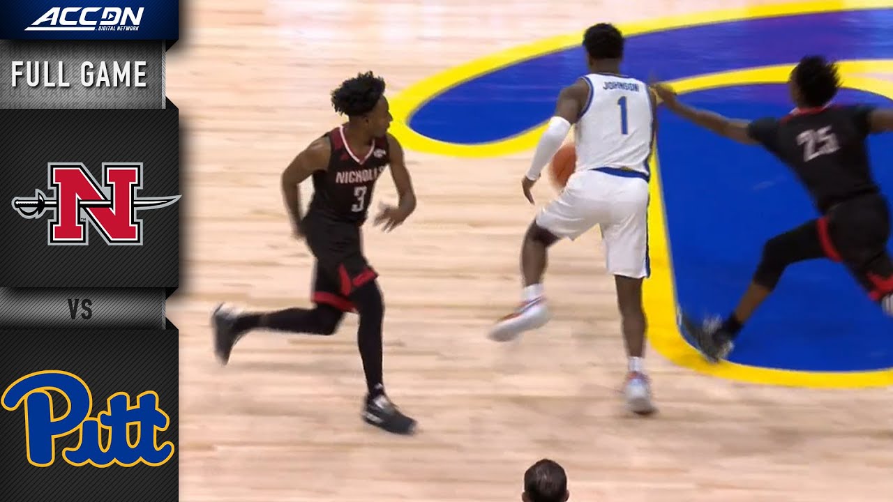 Nicholls State vs. Pittsburgh Full Game | 2019-20 ACC Men's Basketball ...