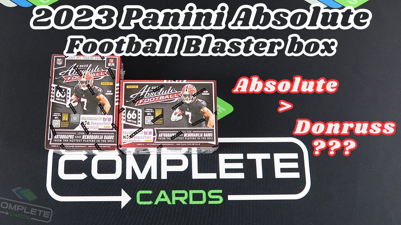 2023 Panini Absolute football blaster box - YouTube