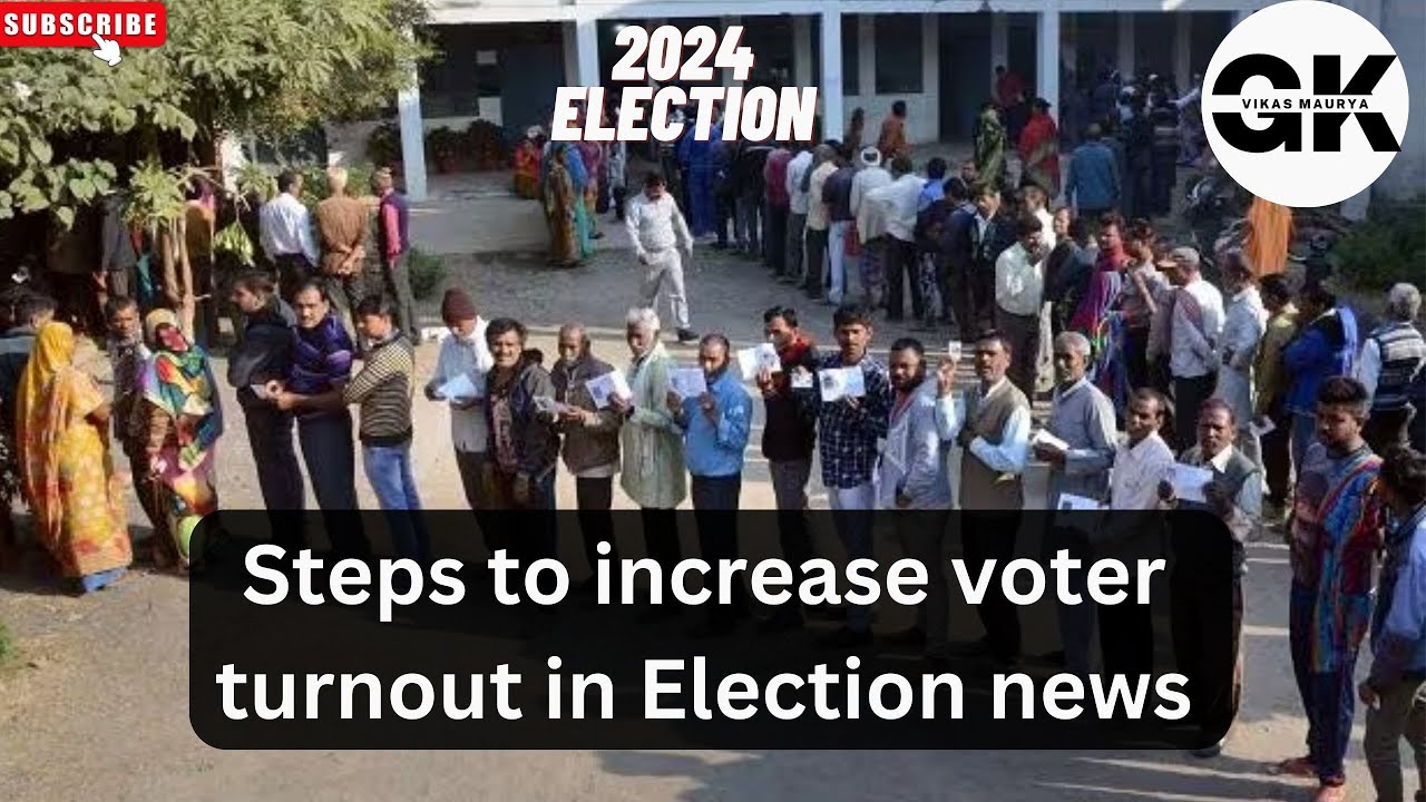 Steps to increase voter turnout in election news | 2024 Election - YouTube