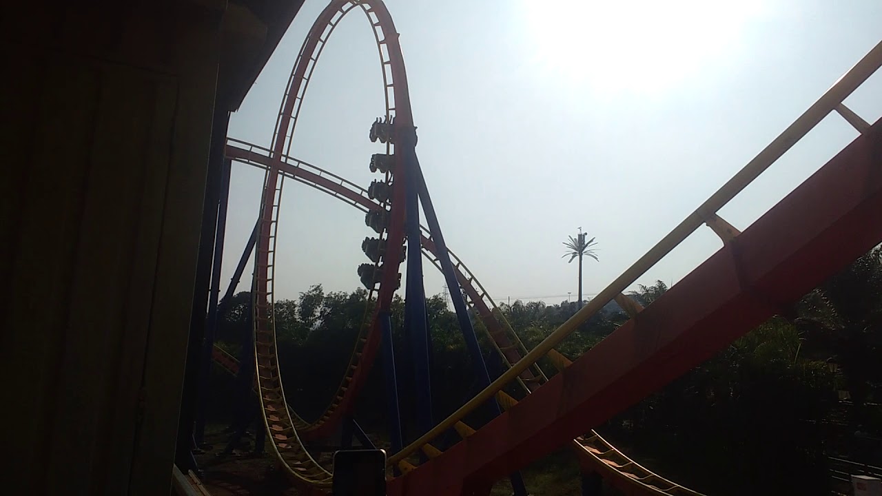 Nitro roller coaster adlabs imagica - YouTube