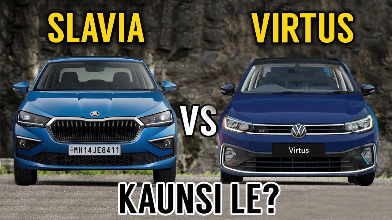 Volkswagen Virtus Vs Skoda Slavia | Detailed Comparison | Virtus Gt ...