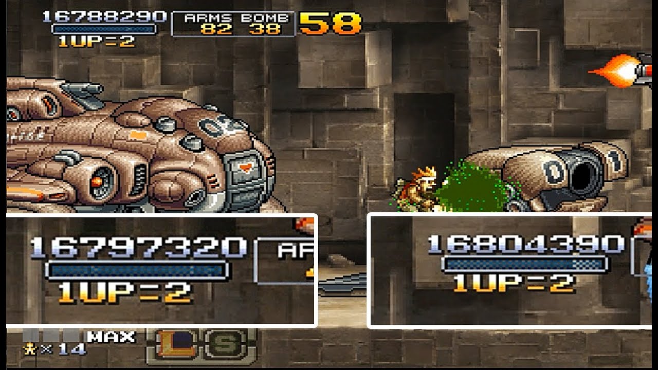 [ Metal Slug XX / Scoring Skills(?)] Same Damage, Different Score - YouTube