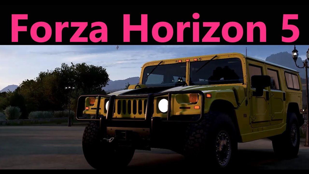 Road Racing Hummer H1 in Forza Horizon 5 - YouTube