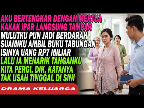 Kakak ipar menamparku hingga berdarah. Suamiku mengambil tabungan Rp7 miliar lalu mengajakku pergi.