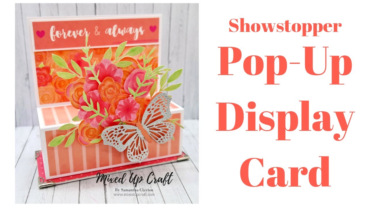 SHOWSTOPPER CARD • Pop Up Display Card • Featuring My Favourite Stamp ...