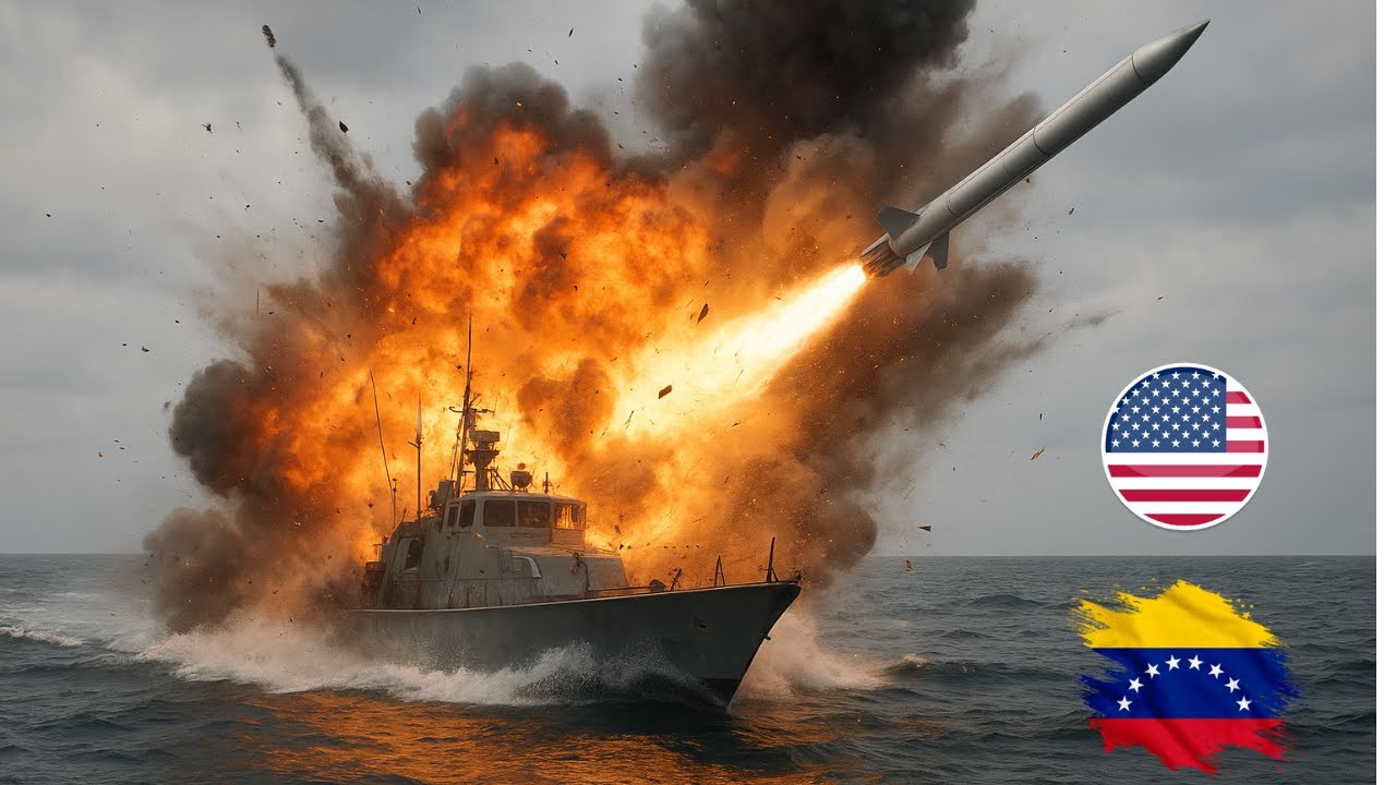 EE.UU DESTRUYE EL PRIMER NARCO BARCO VENEZOLANO - YouTube