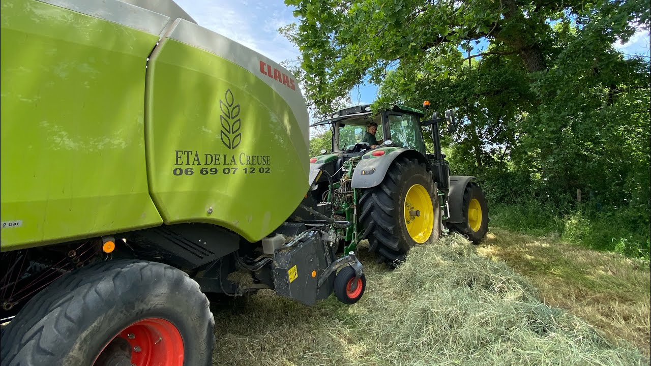 Pressage de foin ~6r190-Quadran 5300~ - YouTube