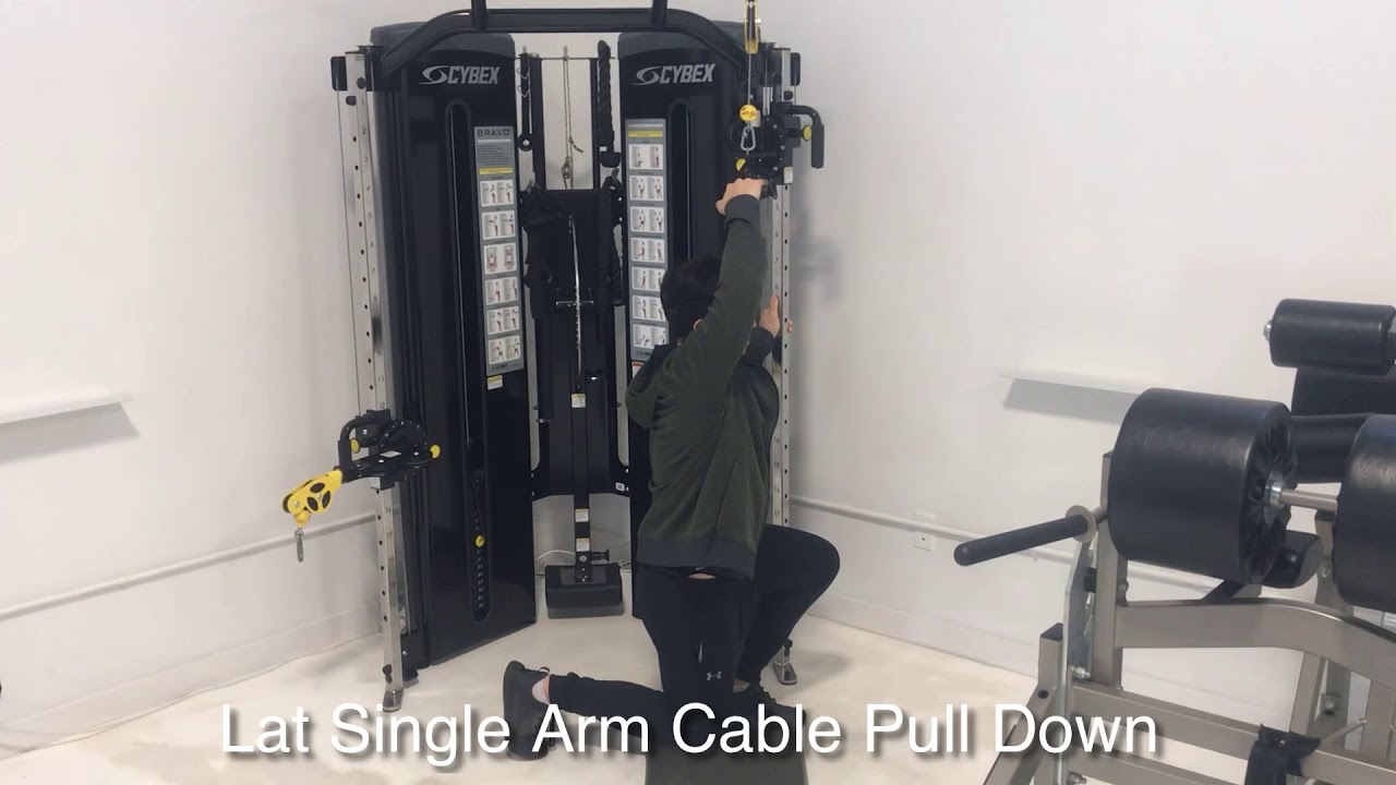 Lat Cable Single Arm Pulldown DrivenFit - YouTube