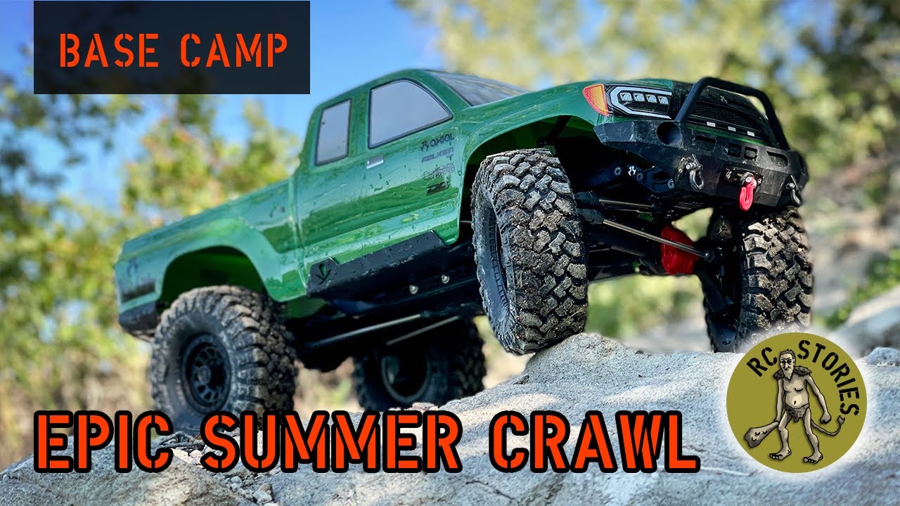 Axial Base Camp Does It All! - Trailing and Rock Crawling - YouTube