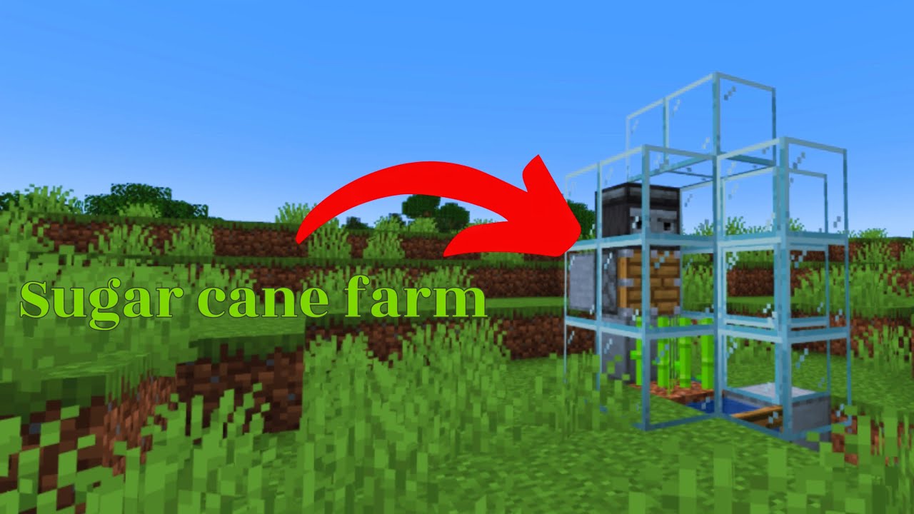 How to make a sugar cane farm in Minecraft! - YouTube