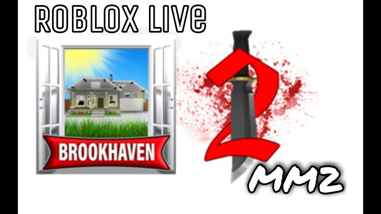 Playing Brookhaven And Mm2 On Live 🔴 || Spring Plays || - YouTube