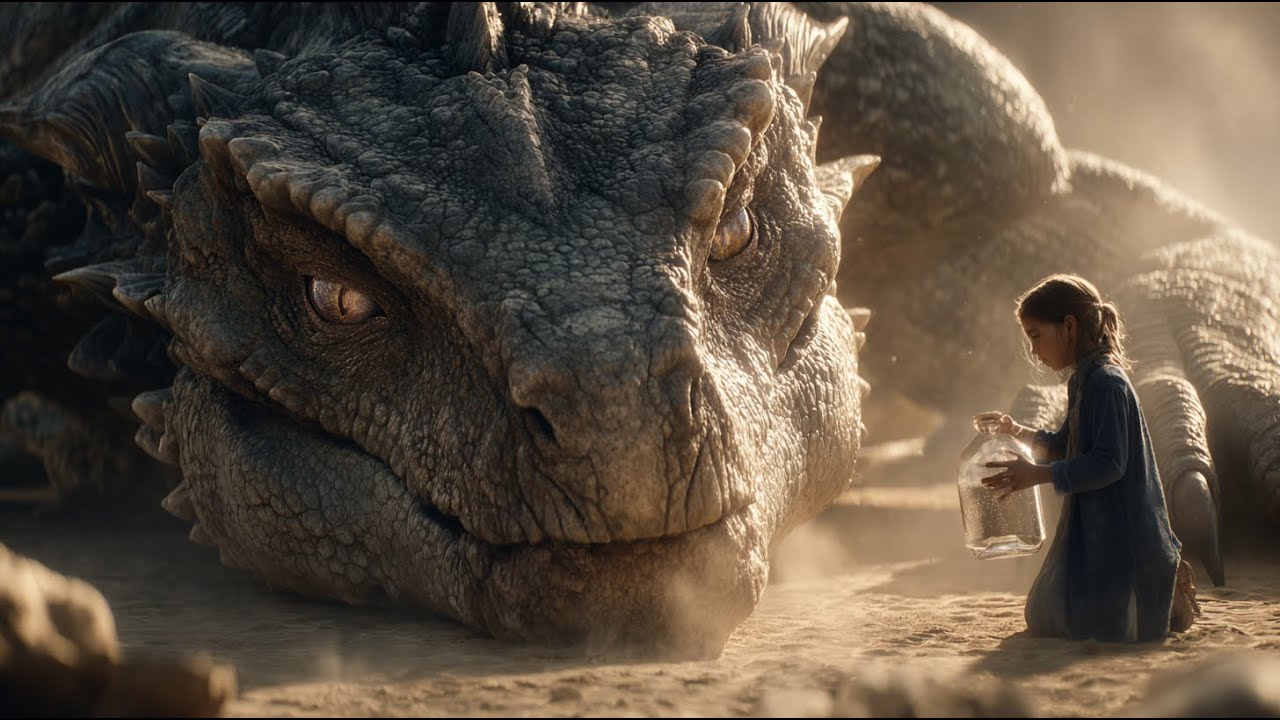 Centuries of Thirst — Alien Dragon Pleads with a HUMAN Girl for Water ...