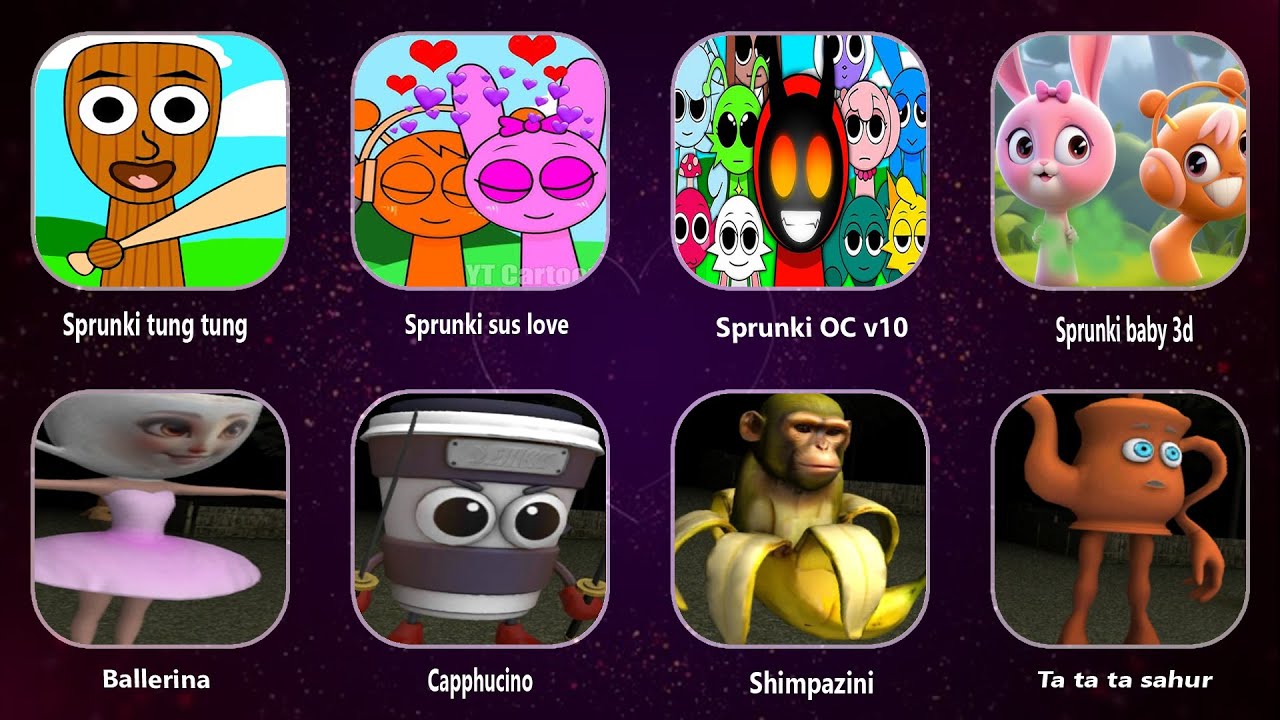 Sprunki But Everyone,Sprunki But Italian Brainrot Animals, Sprunki Gyat ...