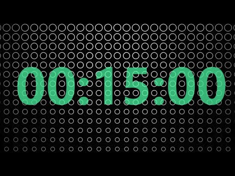 No Copyright 3D 🕜 15 Second Countdown Timer w. Sound 29- Free For Video ...