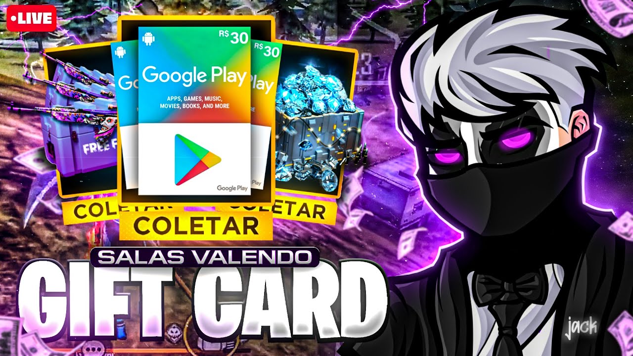 🔴LIVE FF🔴FREE FIRE AO VIVO🔴JACK DOUTRIDANTES🔴SALAS PREMIADA VALENDO ...