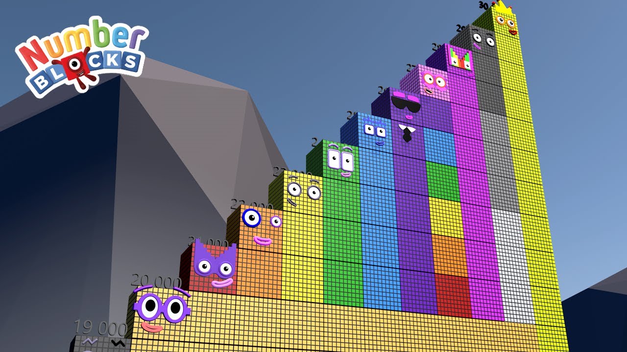 Looking For Numberblocks Step Squad 1 1000 To 30 000 HUGE Standing Tall