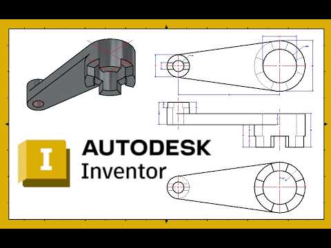 Ejercicio Básico 18 Autodesk Inventor || Como crear una pieza 3d desde ...
