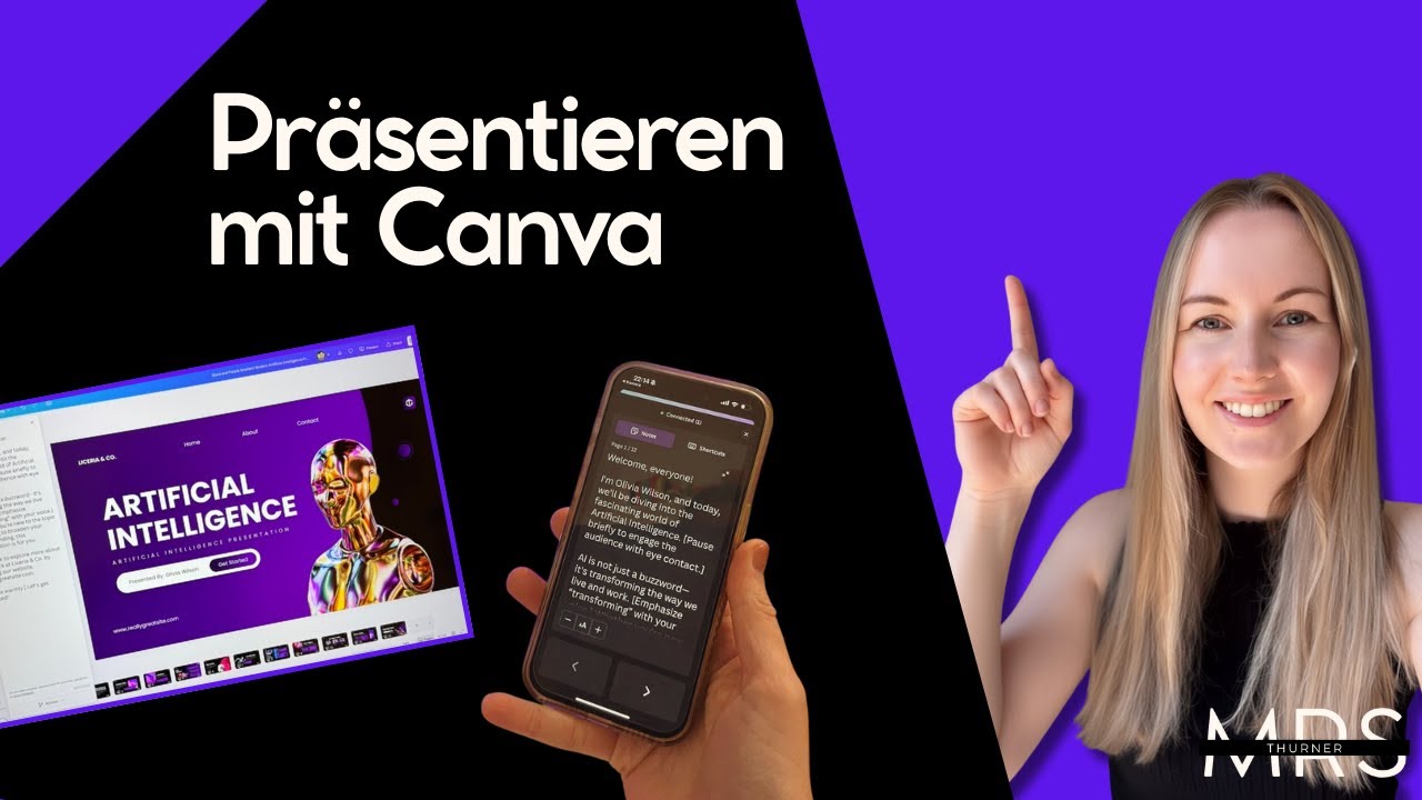 Präsentieren mit Canva Remote - YouTube