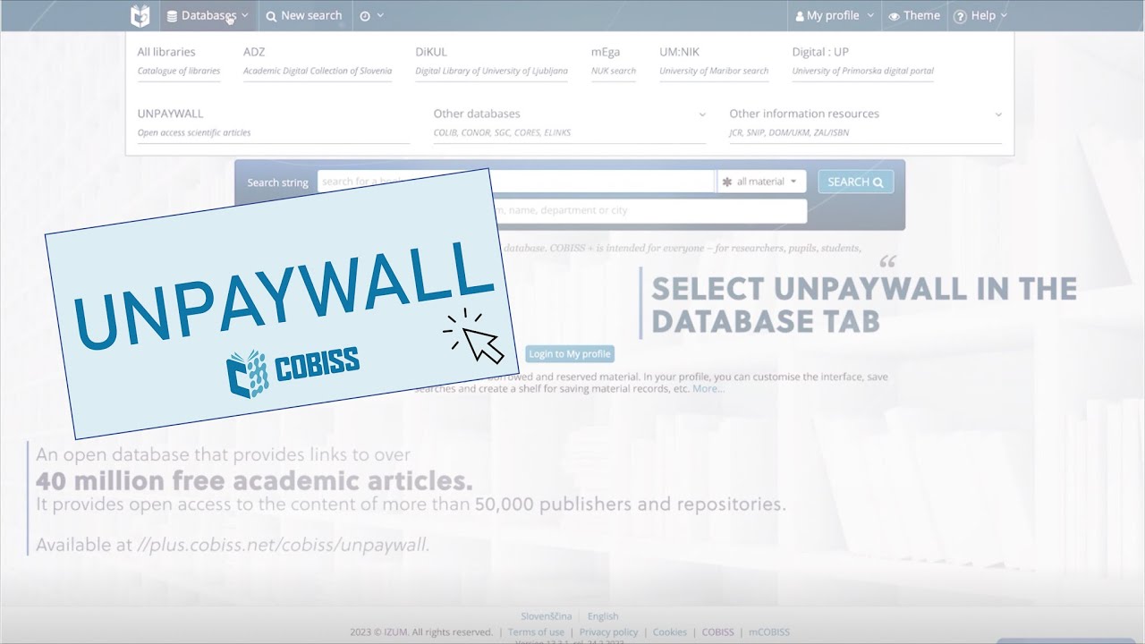 Unpaywall - open access scientific articles - YouTube