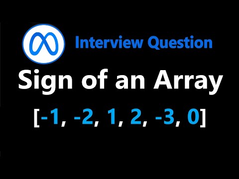 Sign of An Array - Leetcode 1822 - Python