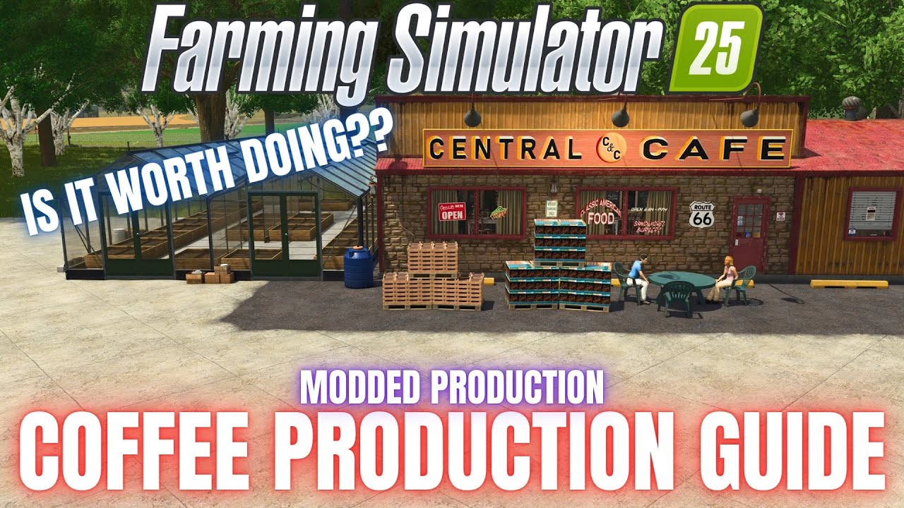 COFFEE PRODUCTION GUIDE - MODDED PRODUCTION - Farming Simulator 25 ...